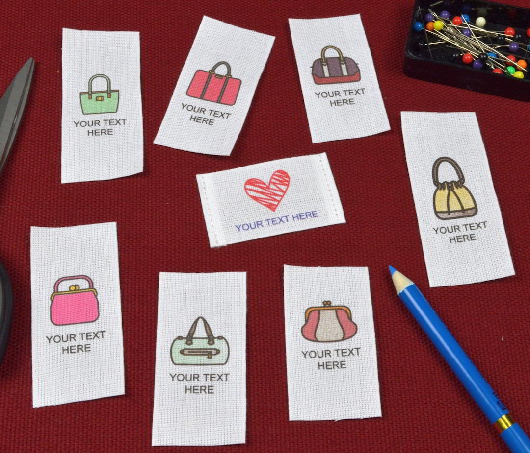 Custom Clothing Label Bag - Etsy