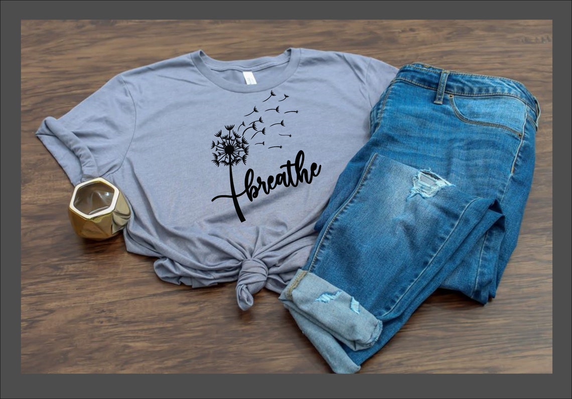 SVG Set of 8 Breathe Designs in SVG Format DIY T-shirts, Cups, Pillows ...