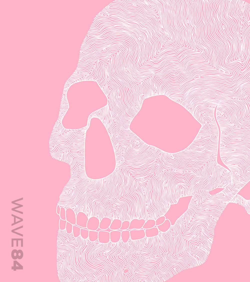 Pink Skull Art Print Download | Digital Art | Blush Pink | 8x10 JPEG ...