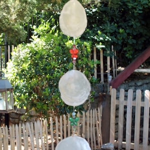 Handmade Capiz Mobile, Natural Uncut Capiz Shell, Seashell Mobile ...