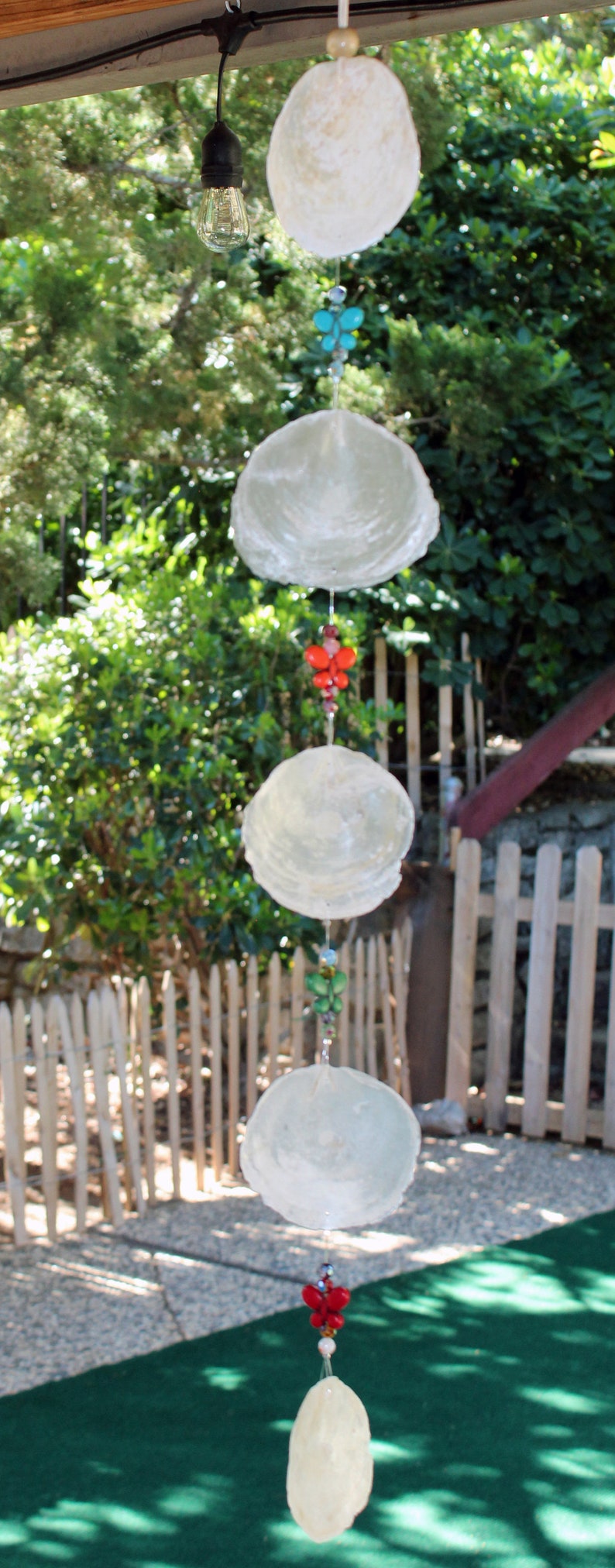 Handmade Capiz Mobile Natural Uncut Capiz Shell Seashell - Etsy