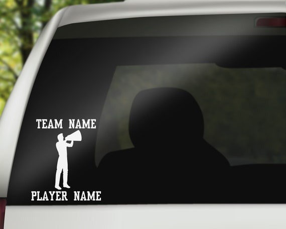 Personalize CHEERLEADER MALE Car Window Sticker Decal Choose - Etsy
