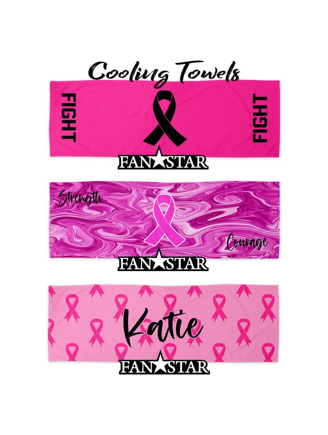 Soothing Towel Breast Cancer Last Day Of Chemo Pink Ribbon Breast ...