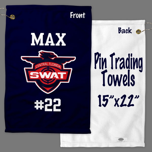 Trading Pin Towel - Etsy