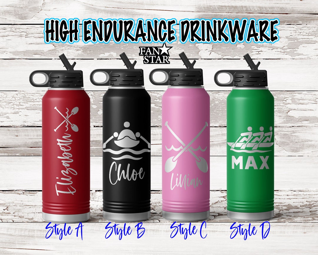 Personalized Crew Water Bottle Engraved, Custom Crew Water Bottle ...