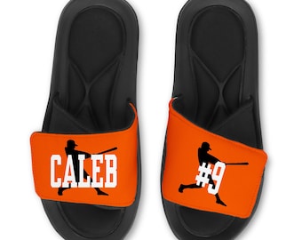 Baseball Flip Flops | Etsy