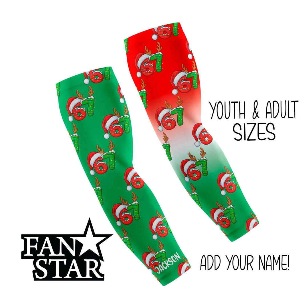 Custom 67 Six Seven ARM Sleeves for Kids and Adults, Optional ...