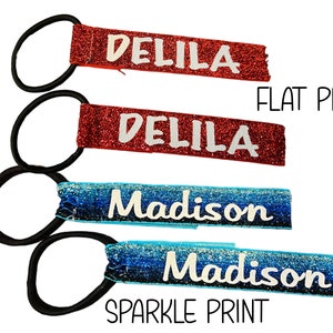Cheer Pom Pom Tags Set of 2 With SPARKLE Ribbon, Great for Cheerleaders ...