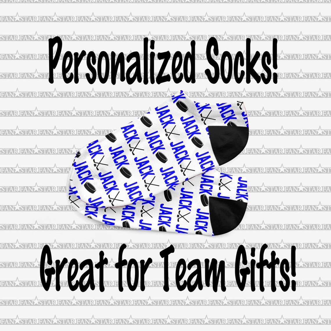 Personalized HOCKEY Socks, Custom Team HOCKEY Socks, Girls Hockey Team ...