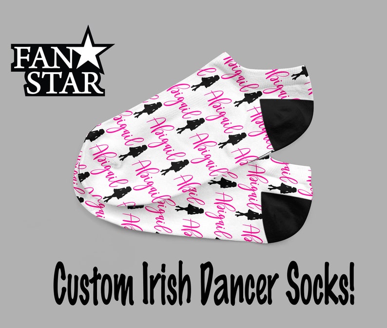 Personalized Irish Dancer Socks Custom Irish Dance Socks - Etsy