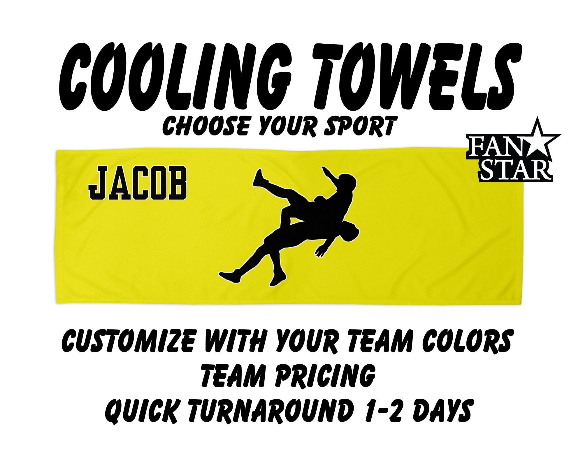 Logo cooling towels store