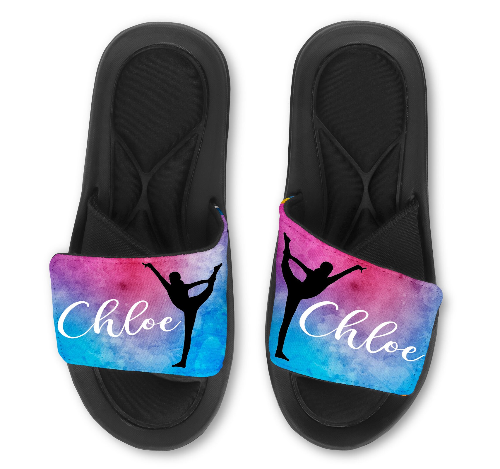 Personalized Custom Gymnast Slides Flip Flops Sandals With | Etsy