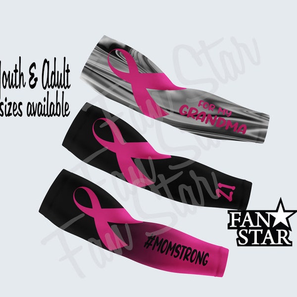 Breast Cancer Awareness Arm Sleeve - Etsy