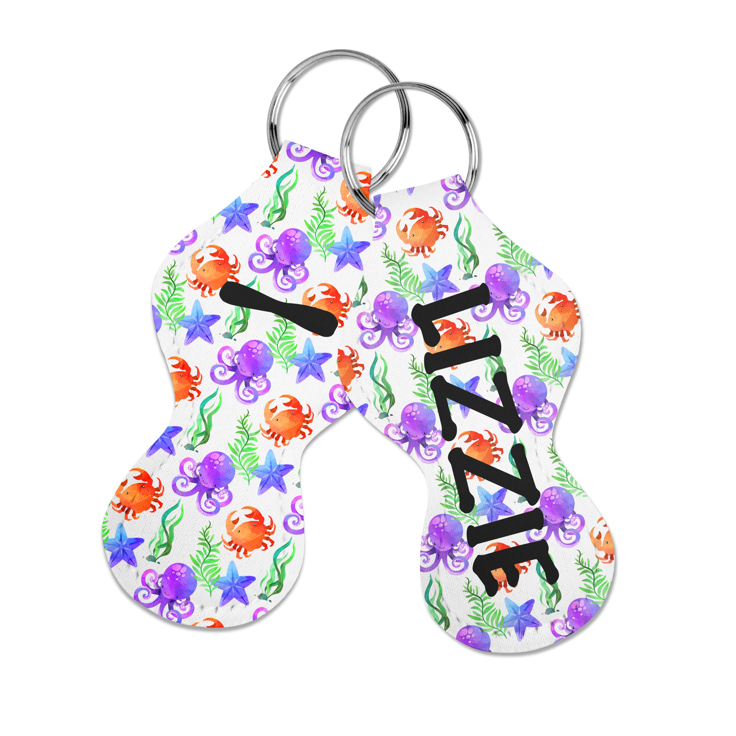 Personalized Sea Life Chapstick Holder Custom Sea Life Print - Etsy