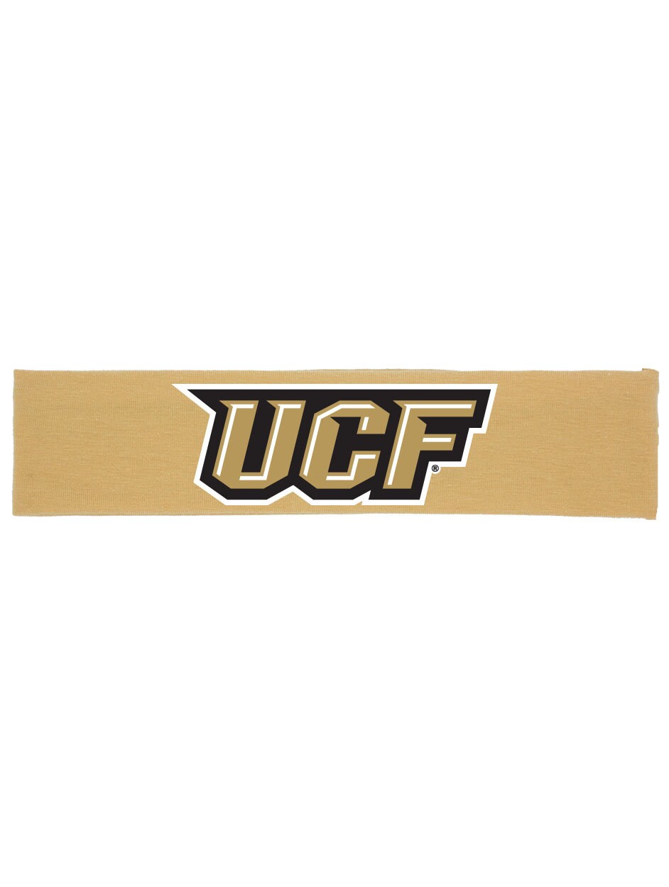 UCF Knights Logo Headband Vegas Gold Cotton Full Color - Etsy