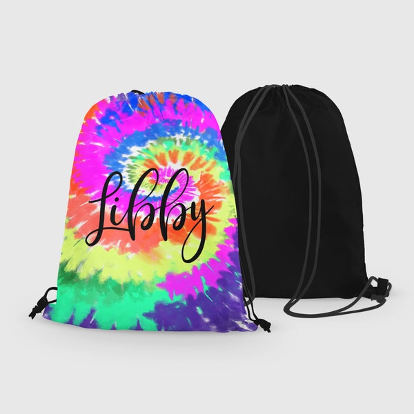 Tie Dye Bag Drawstring - Etsy
