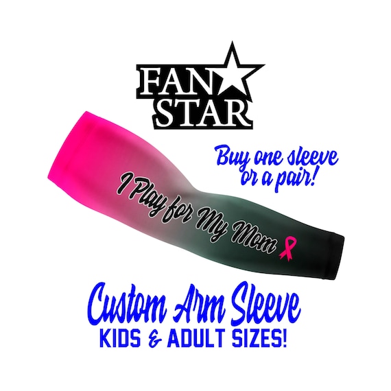 Personalized Breast Cancer ARM Sleeve Breast Cancer Ombre | Etsy