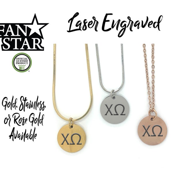 Chi Omega Necklace - Etsy