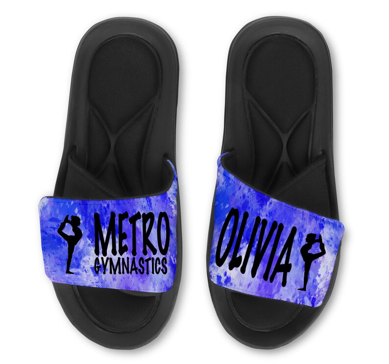 Personalized GYMNAST Slides GYMNASTICS Custom Slides - Etsy