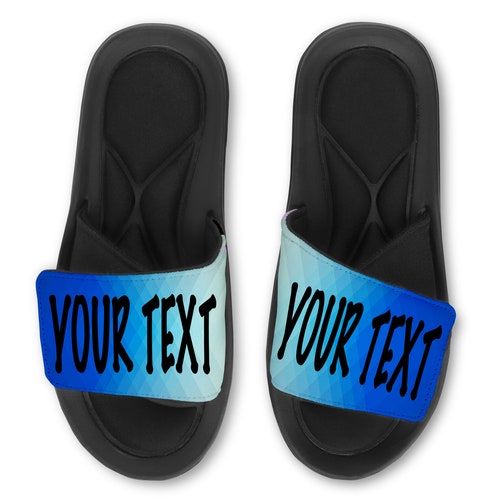 Personalized Custom Soccer Slides Flip Flops Sandals Memory - Etsy