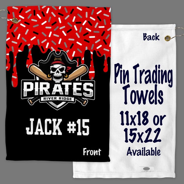 Trading Pin Towel - Etsy