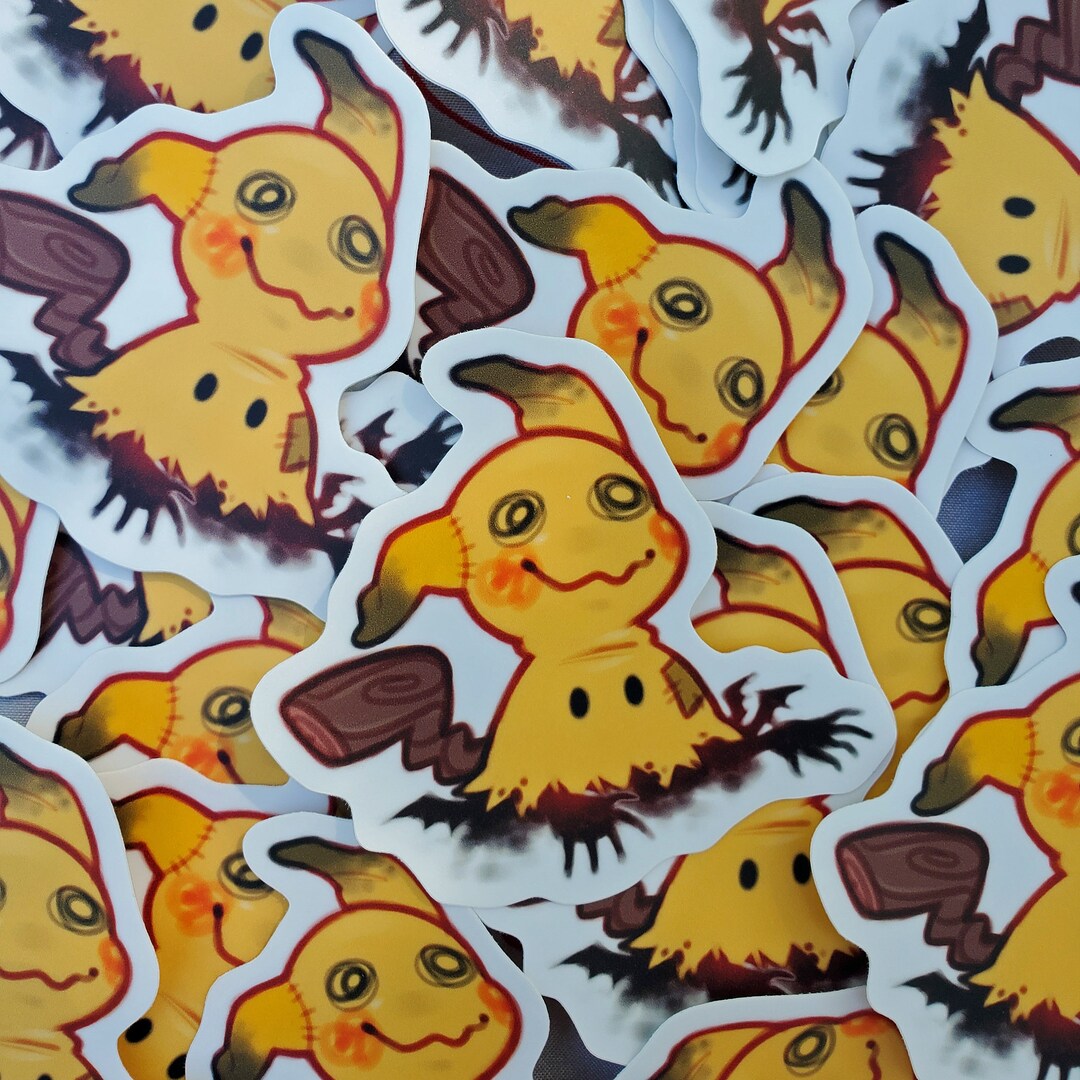 Wild Mimikyu Vinyl Sticker - Etsy