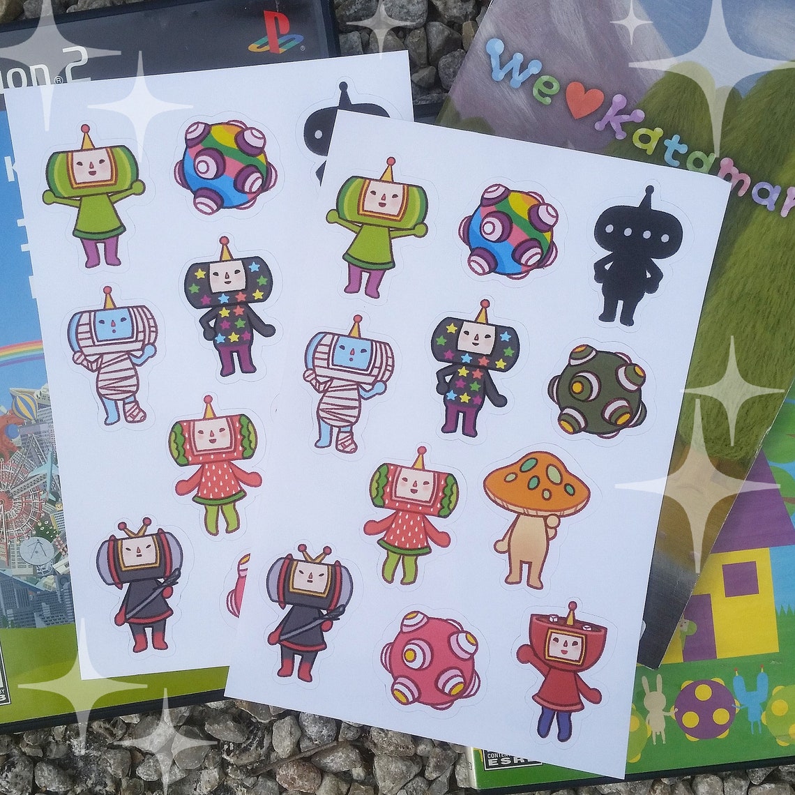 Katamari Sticker Sheet | Etsy