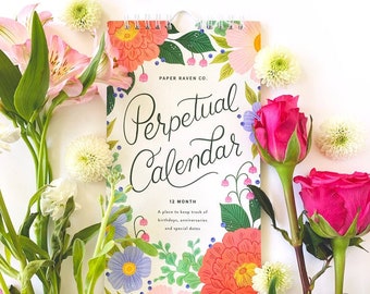 Perpetual Eco Calendar, Birthdays, Anniversaries, Special Occasions ...