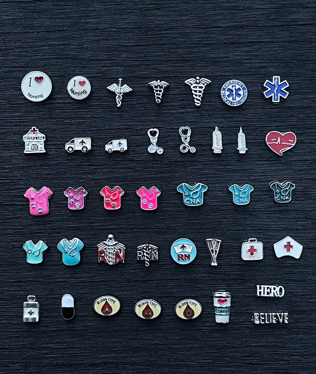 Floating Charms Nurse Medical Registered Nurse LVN CNA Hospital, Fit ...