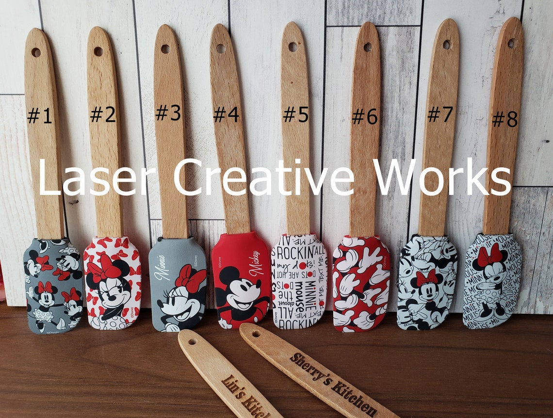 NEW Mickey & Minnie Mouse 8 Different Spatulas to Choose From 2nd Set ...