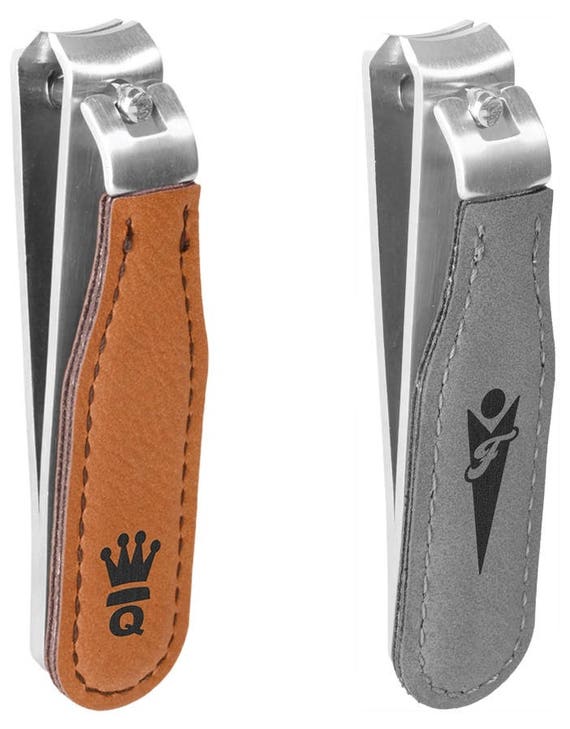 Personalized Customized Leatherette Nail Clippers Rawhide or | Etsy