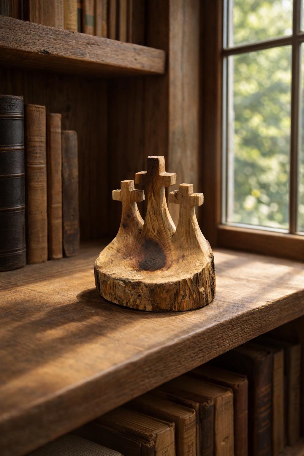 Handcrafted Wooden Log Calvary Crosses – Christian Decor – Faith Gift ...