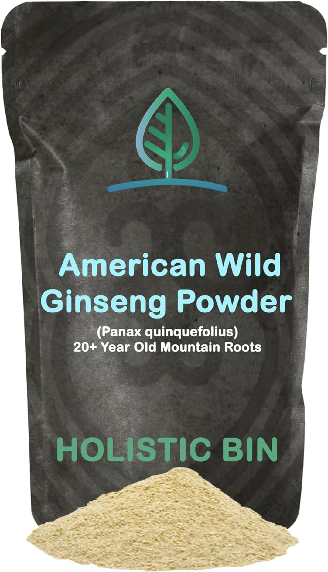 Wild American Ginseng Powder Organic Ginseng Supplement Made With Wild ...