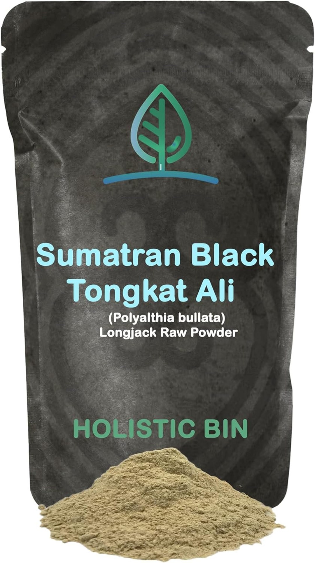 Holistic Bin Black Tongkat Ali Powder polyalthia Bullata Organic Root ...