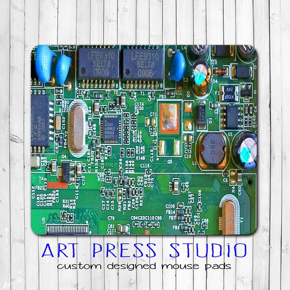 Circuit Board Mouse Pad Motherboard Mouse Pad Geekery Mouse - Etsy