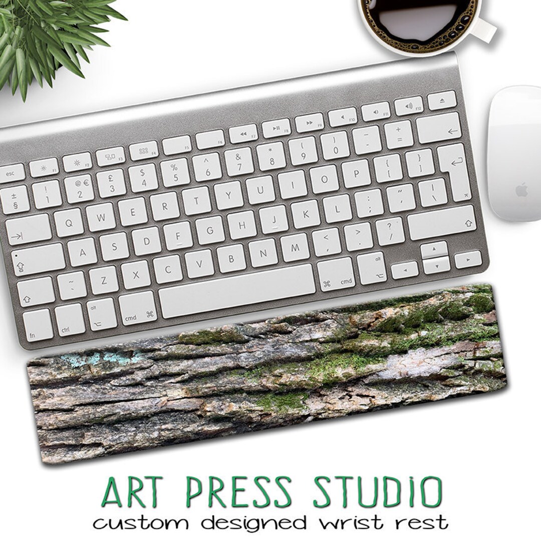 Bark and Moss Wrist Rest Mossy Tree Bark Wrist Rest Nature - Etsy