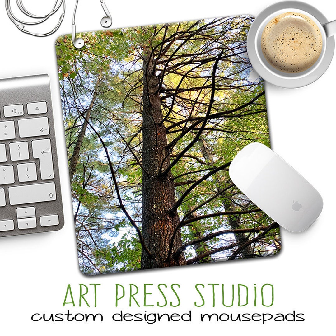 Forest Tree Mouse Pad Woods Mouse Pad Nature Photography - Etsy