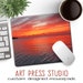 Sunset at the Beach Keyboard Wrist Rest, Dusk, Sunset Wrist Rest, Super Thick Wrist Rest ...