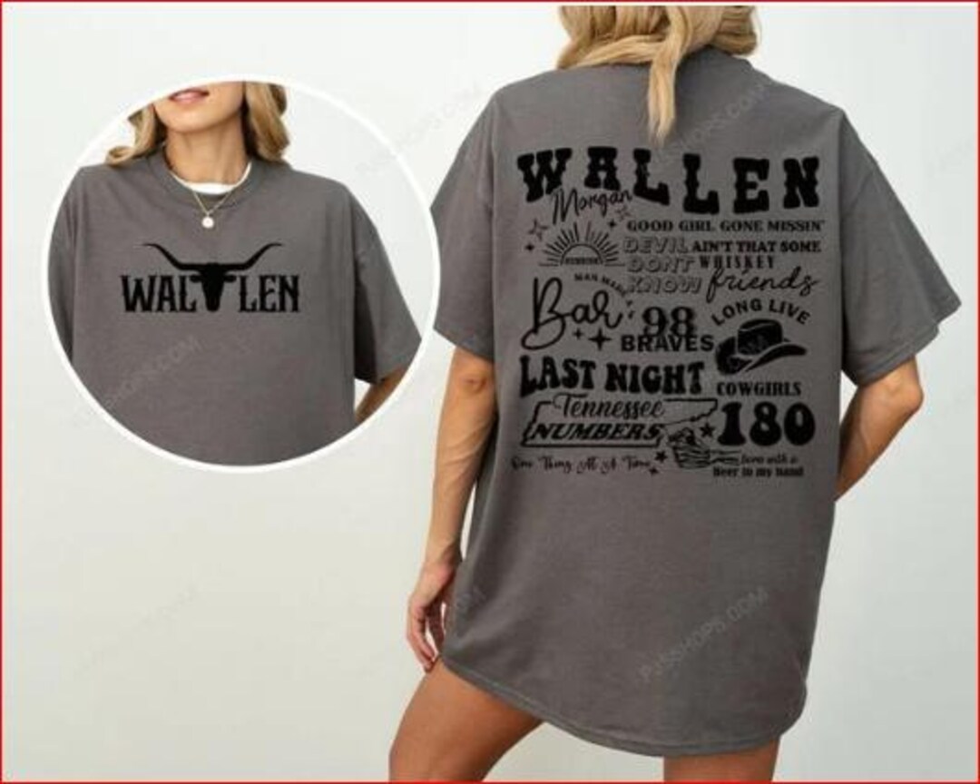 Retro Morgan Wallen T-shirt, Vintage Wallen Tee - Etsy
