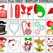 Christmas Party Printable Photo Booth Props and Christmas Decoration ...