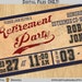 Vintage Baseball Retirement Party Invitations - Personalized / Digital ...