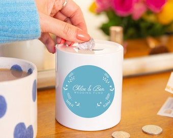 Couples Personalised Money Box Savings Fund | Etsy UK