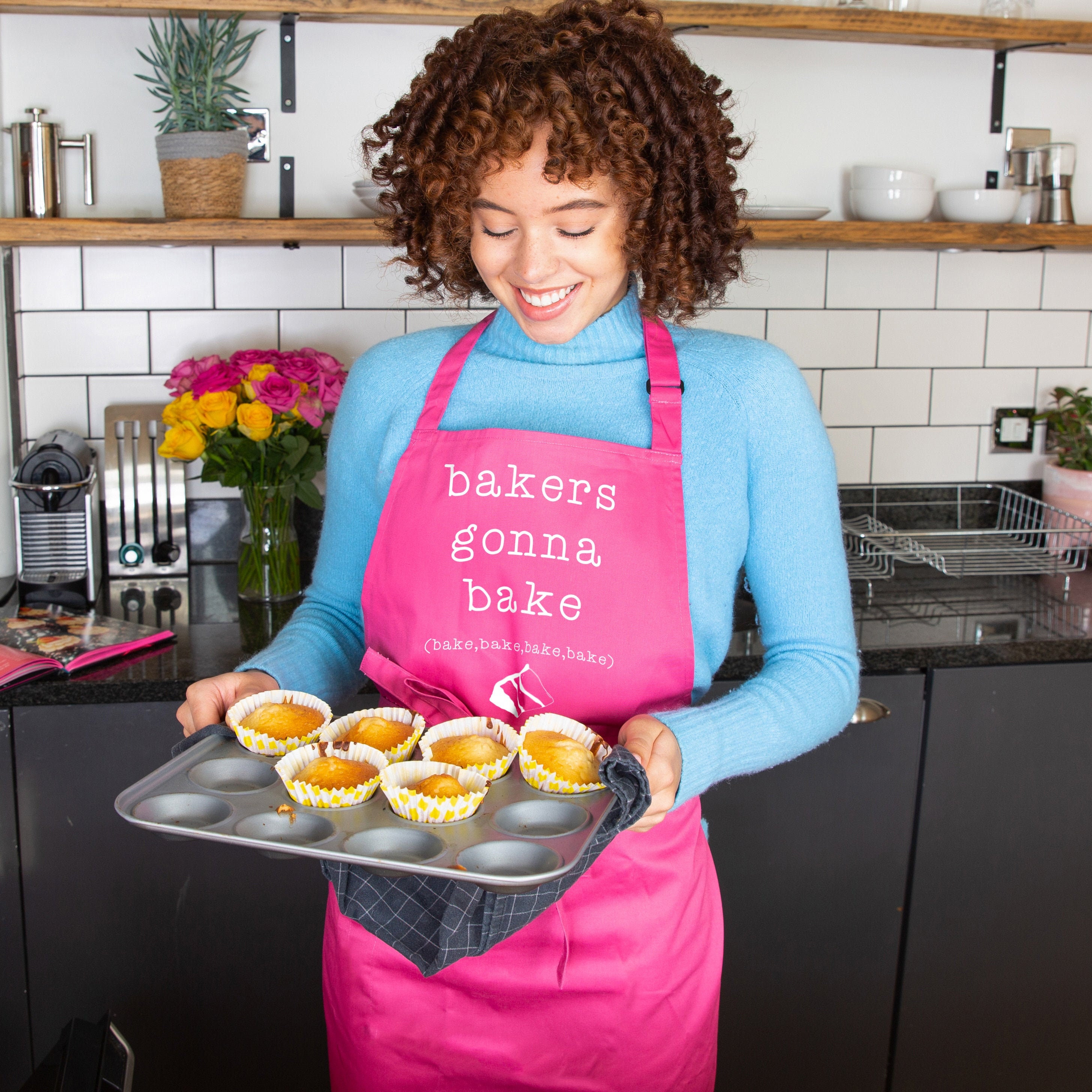 Slogan 'bakers Gonna Bake' Emoji Baking Apron | Etsy