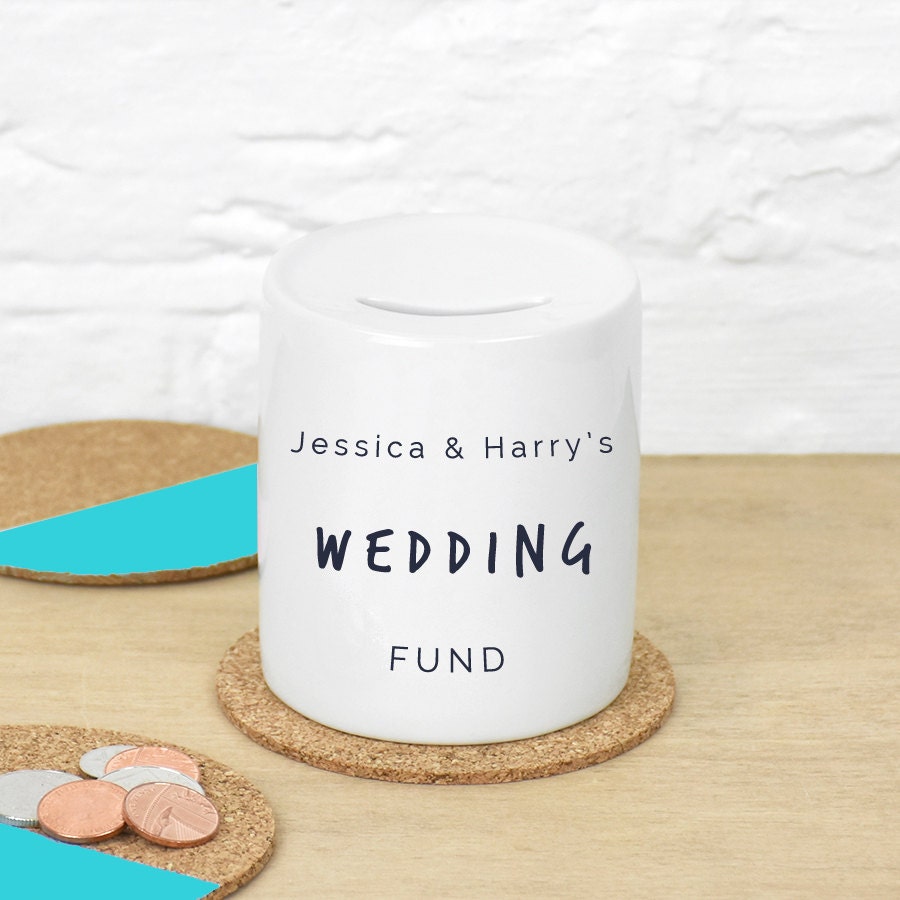 Couples Personalised Money Box Savings Fund | Etsy UK