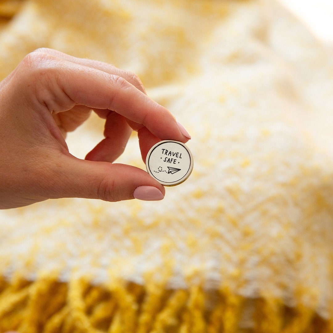 Pocket Token Keepsake 'travel Safe' - Etsy