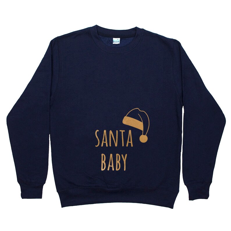 Santa Baby Mum to Be Christmas Jumper Sweatshirt - Etsy UK