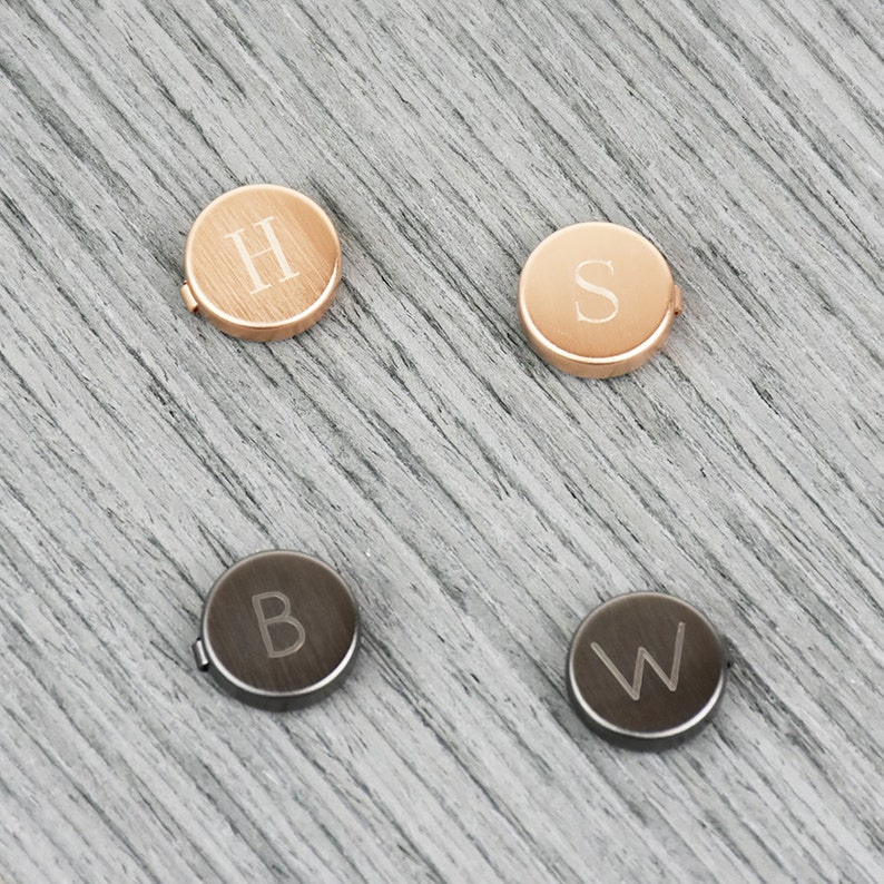 Button Cover Monogram Personalised Engraved Cufflinks - Etsy UK