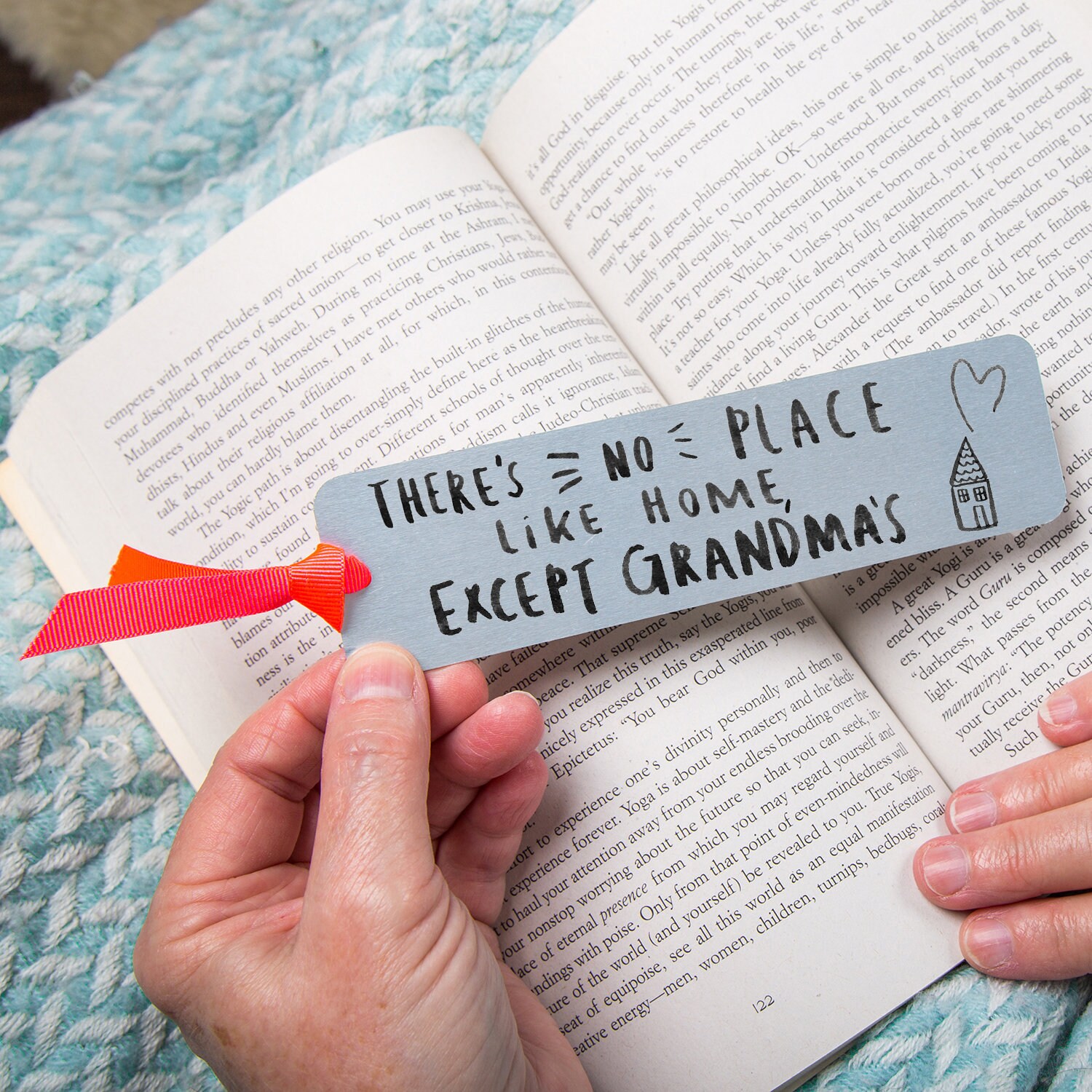 Grandma Bookmark there's No Place Like Home Except - Etsy