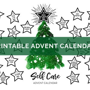 Digital Download "christmas Self Care" Printable Advent Calendar - Etsy