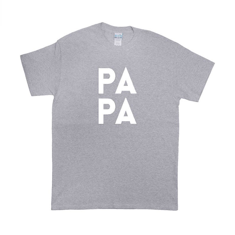Slogan Dad 'PAPA' Men's T-shirt - Etsy